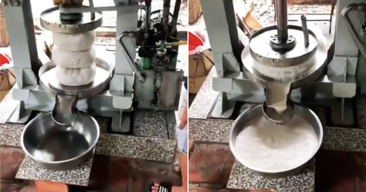 Coconut milk obtained by pressing method. - 9GAG