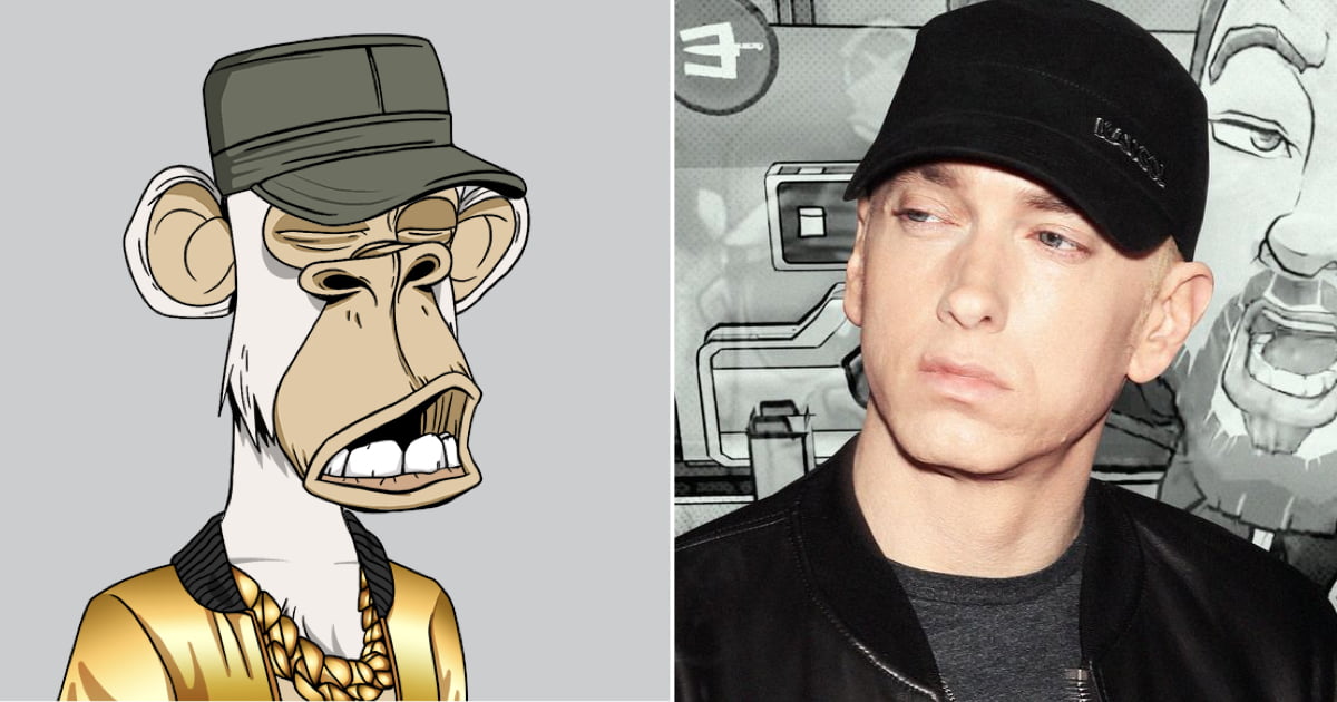 Eminem Spends $450,000 On A Bored Ape NFT That Looks Like Him - 9GAG