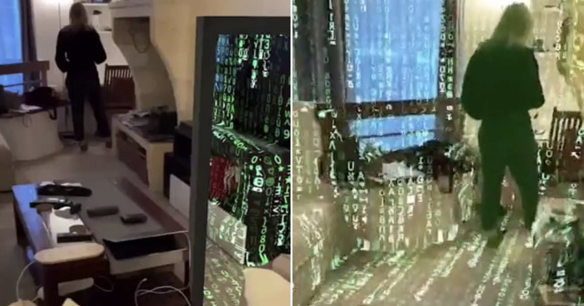 Matrix effect with LIDAR, Unity, and ARKit - 9GAG