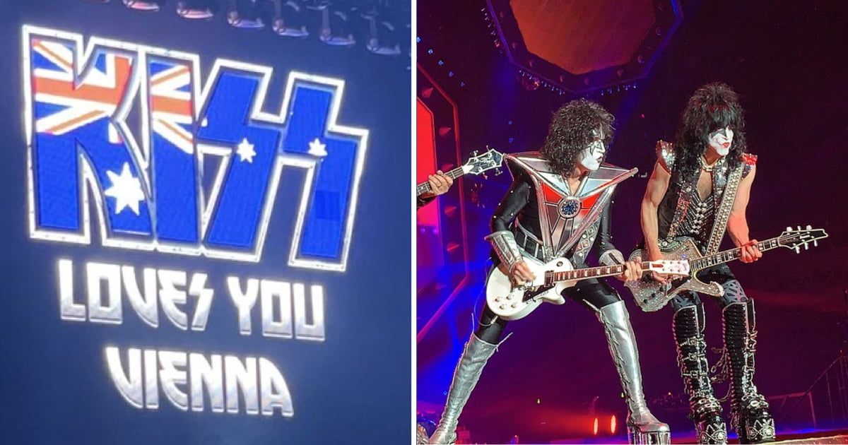 American Rock Band Thanks Austrian Fans By Showing Australian Flag - 9GAG