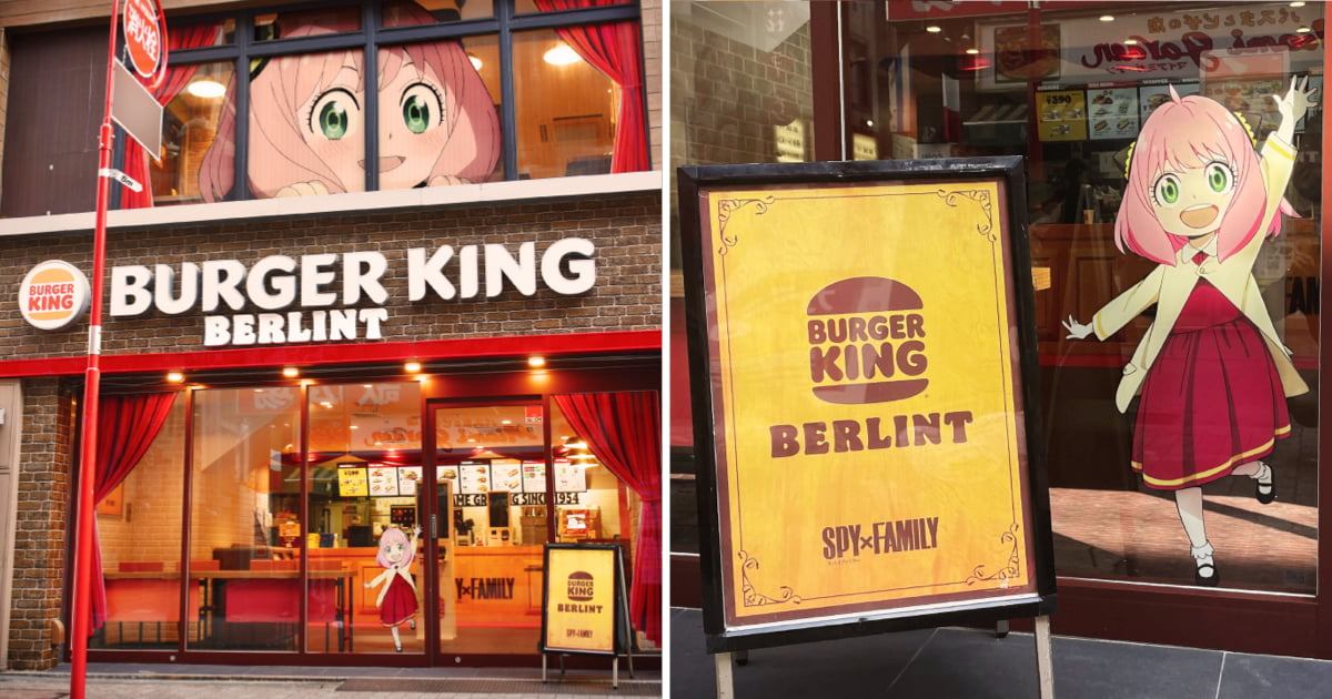 Burger King Japan Opens 'SPY x FAMILY' Berlint Store - 9GAG