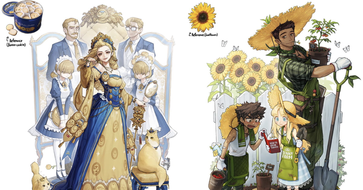 Artist Turns Random Things Into Anime Characters - 9GAG