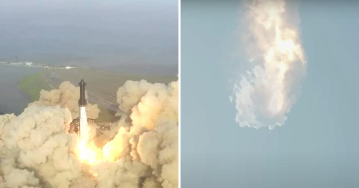 SpaceX Starship Launches In First Test Flight But Explodes Midair - 9GAG