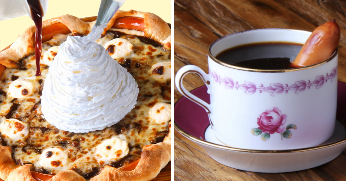 Pizza Hut Japan Launches Wiener Coffee Flavoured Pizza - 9GAG