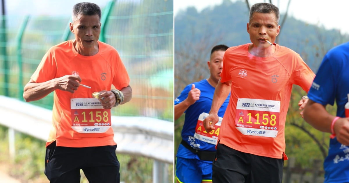 Marathon Runner Disqualified For Chain-Smoking Throughout Entire Race ...