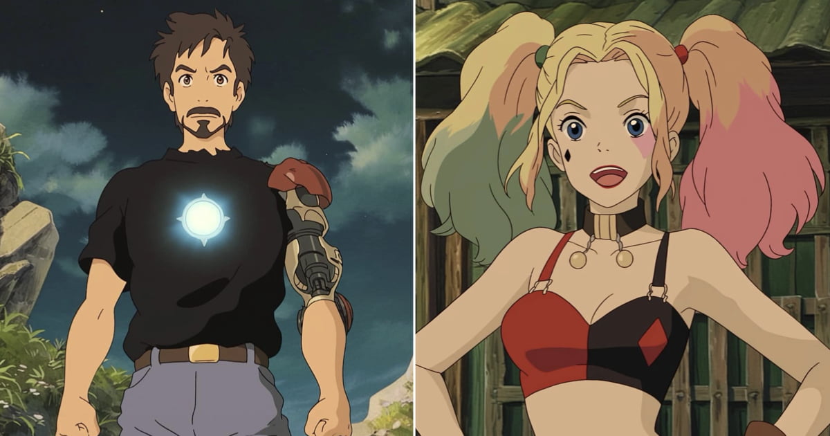 Marvel & DC Characters In Studio Ghibli Style - 9GAG