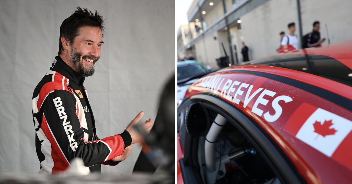 Keanu Reeves Makes Professional Racing Debut At Indianapolis Motor ...