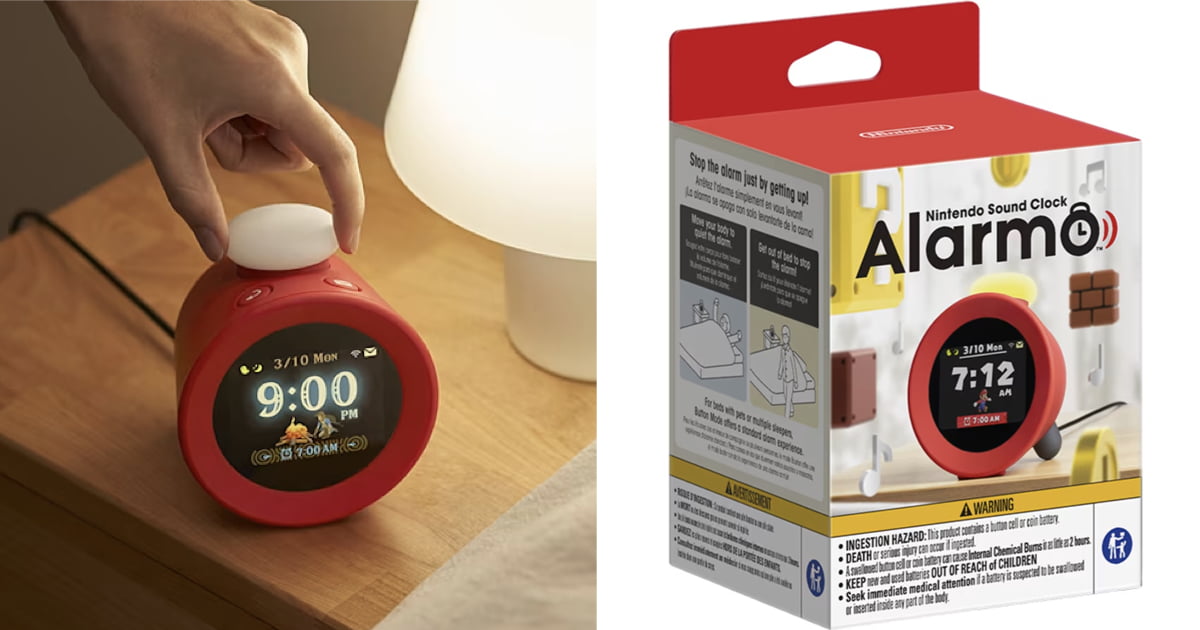 Nintendo Released A $100 Interactive Alarm Clock Called Alarmo - 9GAG
