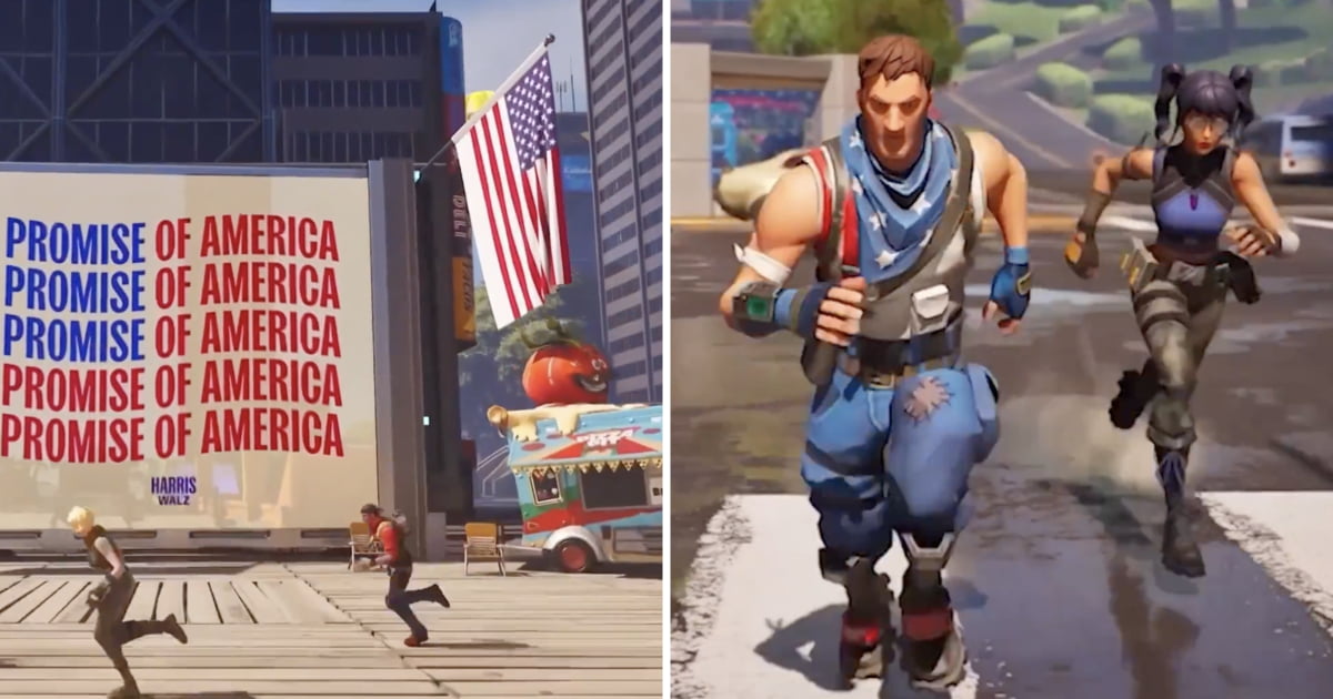 Kamala Harris Launches Her Own Fortnite Map For Campaign - 9GAG