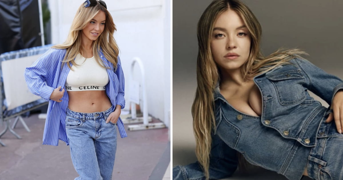 10+ Photos Of Sydney Sweeney Wearing Jeans - 9GAG