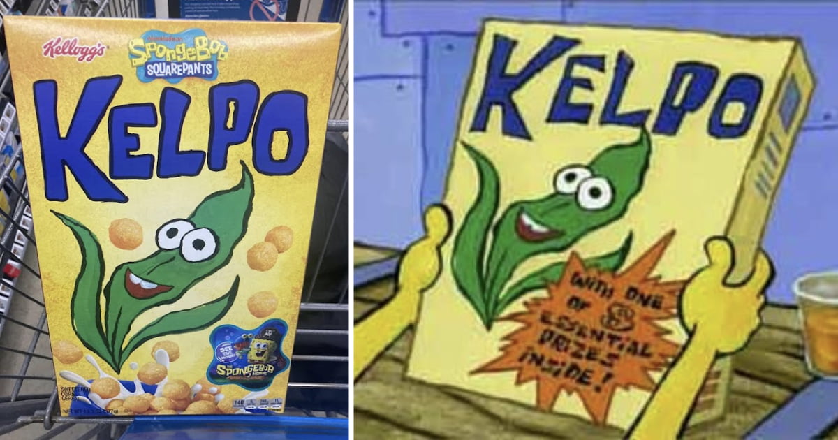 Kellogg's Is Launching SpongeBob's Kelpo Cereal In Real Life For A ...