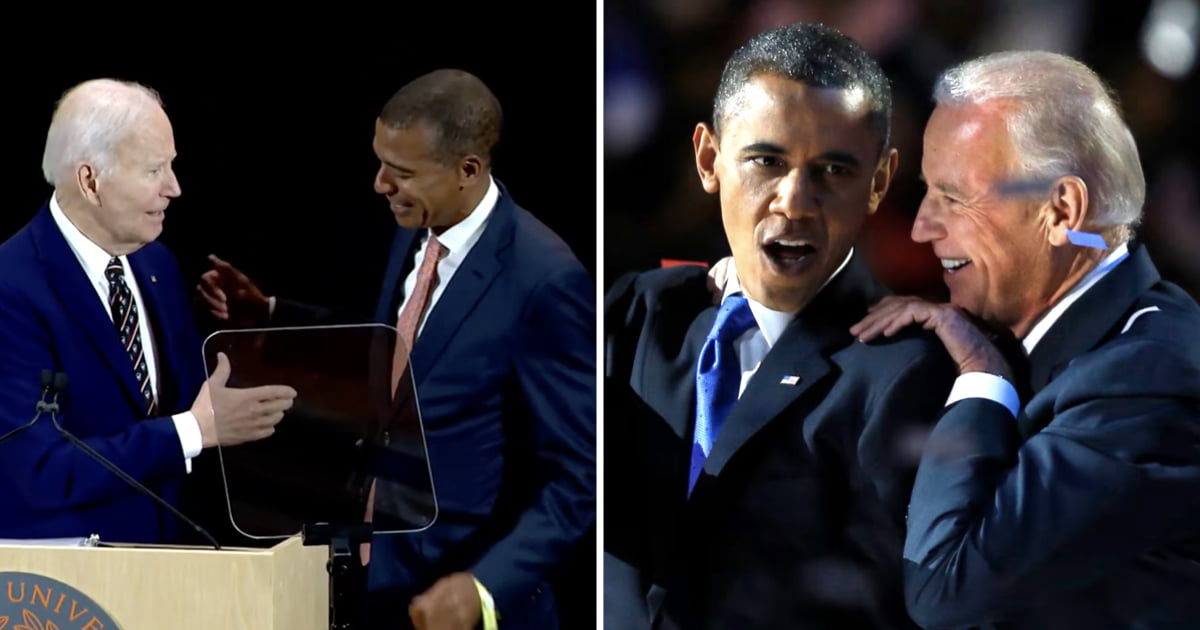 Joe Biden Sparks Awkward Moment After Saying Man ‘Looks Like’ Obama ...