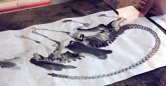 Aliens - Chinese Ink Painting Style! - 9GAG