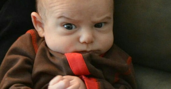 What I thought when I saw the plotting baby. - 9GAG