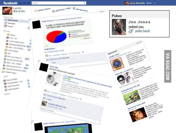 Jon jones poke you - 9GAG