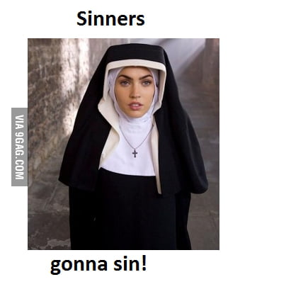 Megan Fox a nun - 9GAG
