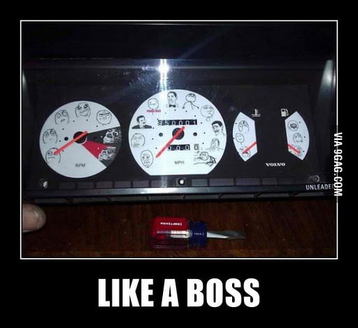 Driving like a boss - 9GAG