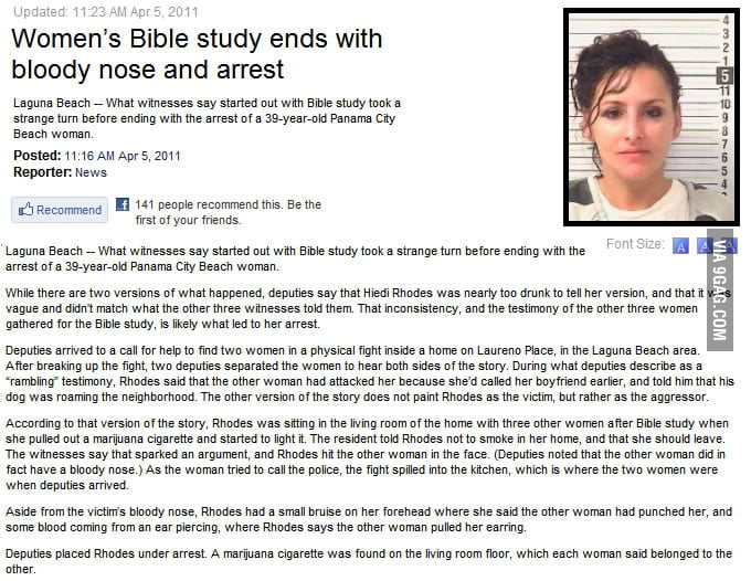 Bible Study FAIL - 9GAG