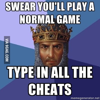 TYPE IN ALL THE CHEATS!!!!!! - 9GAG