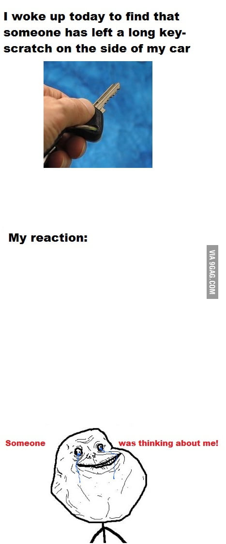 Scratched mah car :( - 9GAG