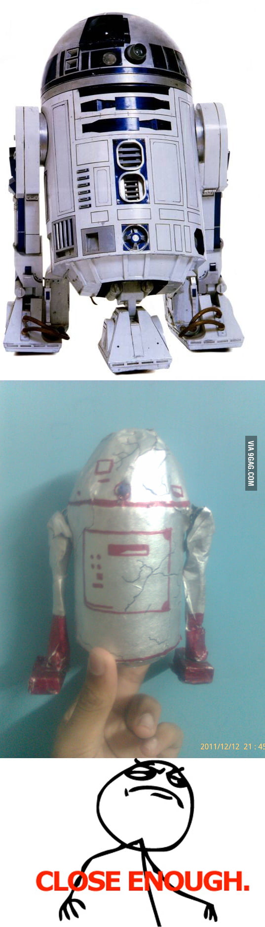 R2D2/R2D3 - Close enough! - 9GAG
