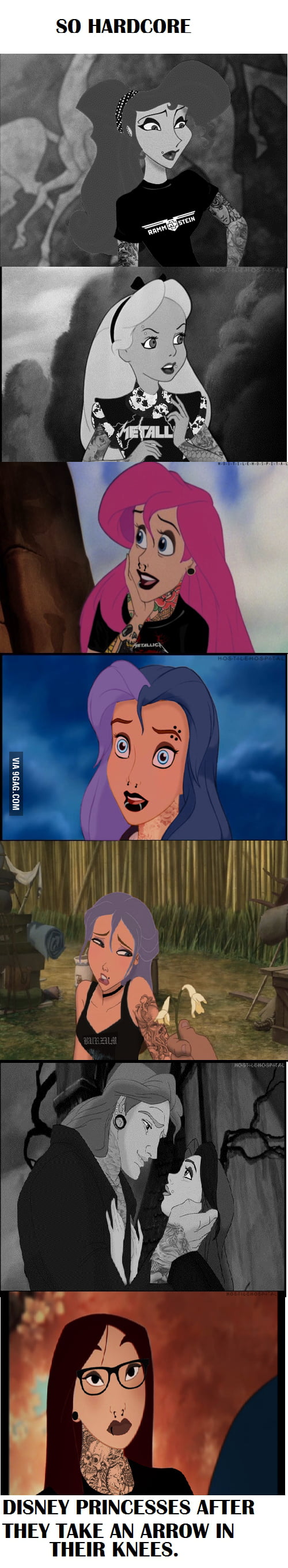 HARDCORE disney princess - 9GAG