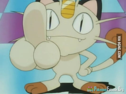 Well... Meowth has a funny looking hand! - 9GAG