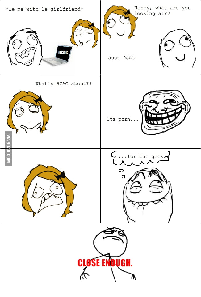 Just trolling le girlfriend - 9GAG