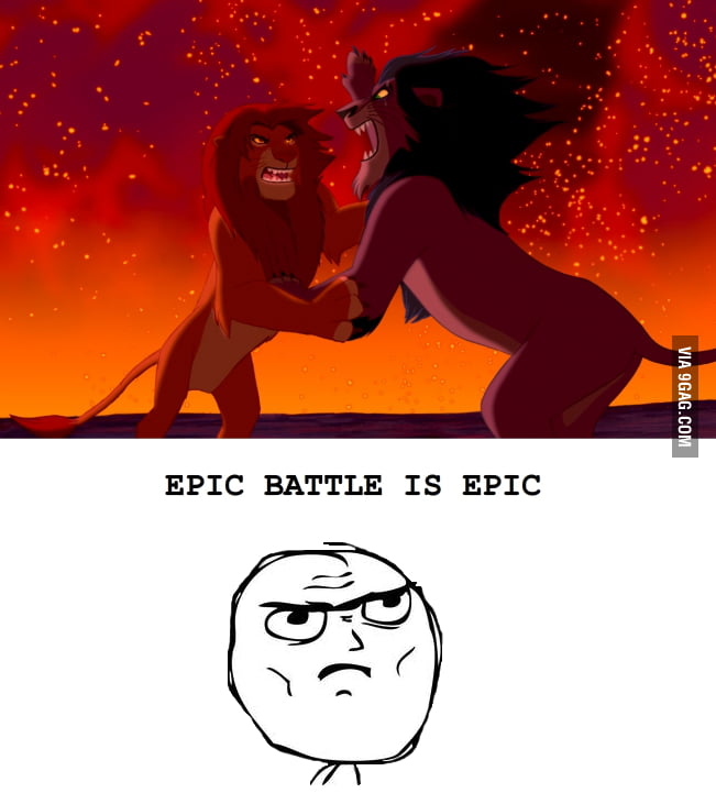 Epic battle - 9GAG