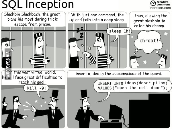 SQL Inception - 9GAG