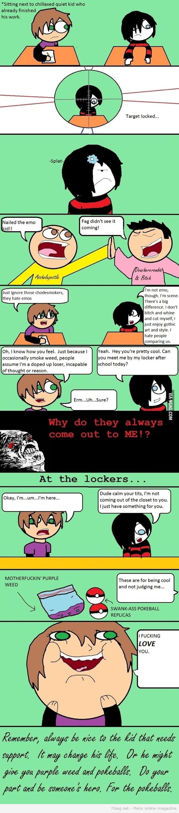 Always be friendly :) - 9GAG