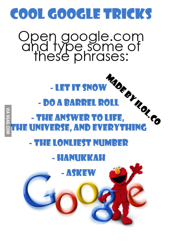 Cool Google Tricks - 9GAG
