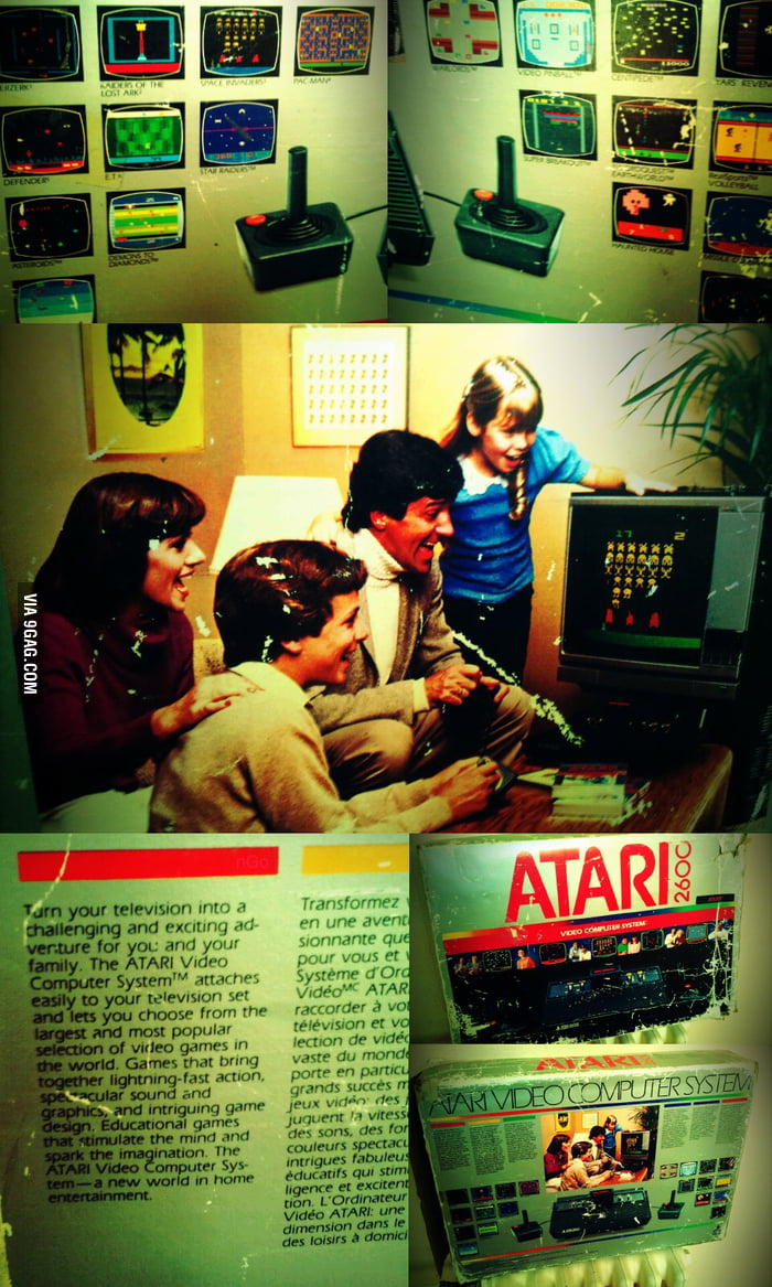 Atari 2600 - The original box - 9GAG