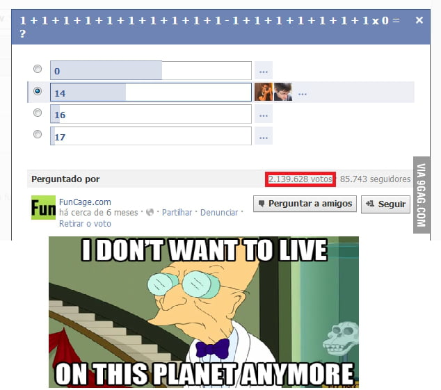 Epic facebook question is epic - 9GAG