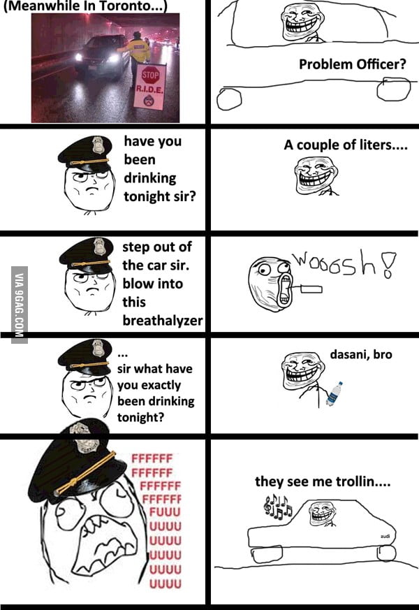 Problem, officer? - 9GAG