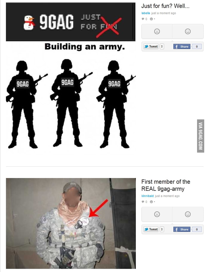 9GAG army is getting ready - 9GAG