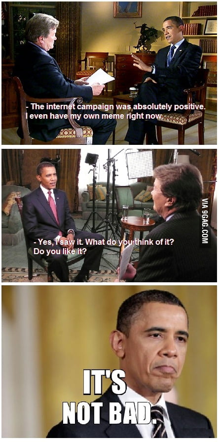 Obama's Interview - 9GAG
