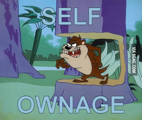 Self Ownage - 9GAG