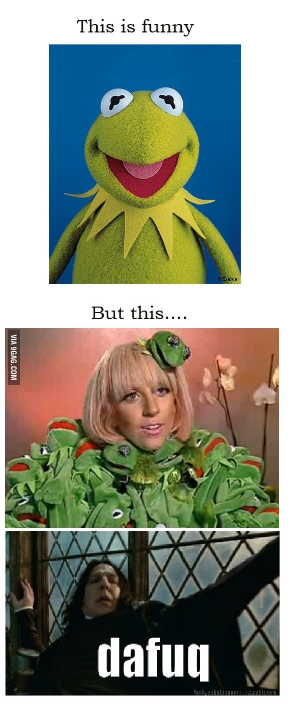 Poor Kermit... - 9GAG