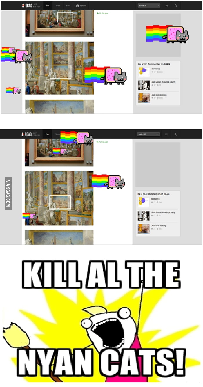 Kill All the Nyan Cats! [Fixed] - 9GAG