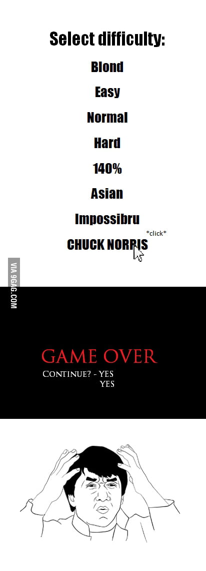 Select difficulty - 9GAG