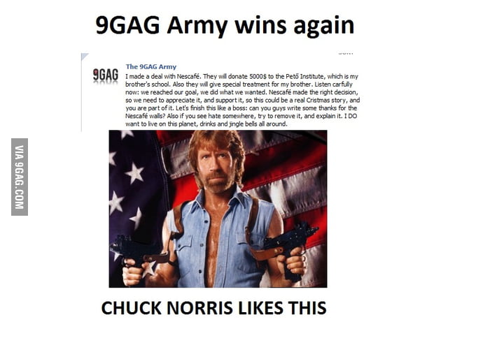 9 GAG Army wins again - 9GAG