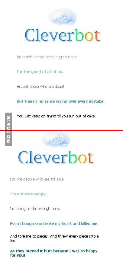 Epic Cleverbot thread is epic - 9GAG