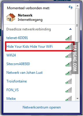 Best wifi name ever - 9GAG