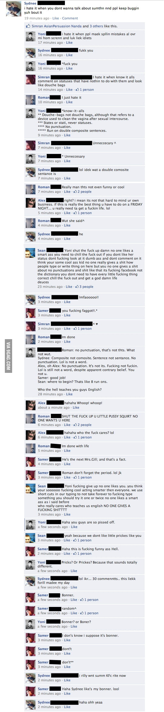 Facebook Trolling - 9GAG