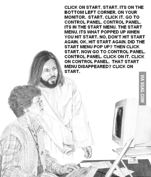 Jesus Tech Support - 9GAG