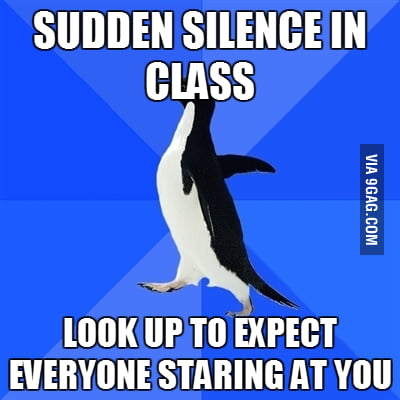 Class Silence - 9GAG
