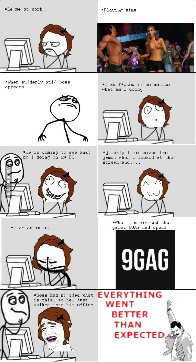 My first rage comic - 9GAG
