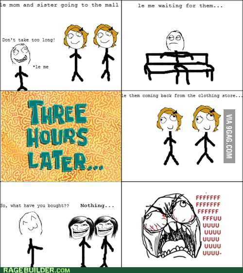 Mom and sister trolling - 9GAG