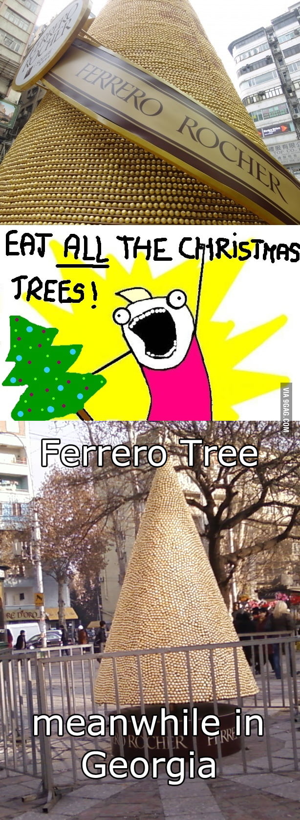 Eat all the christmas trees! [Fixed] - 9GAG
